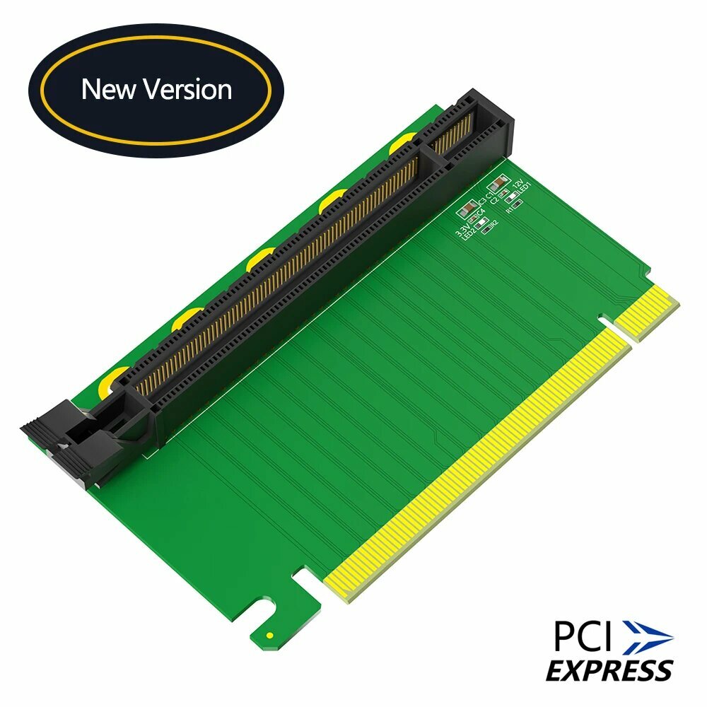 PCI-e 16X 3.0 обратная riser карта для сервера 2U