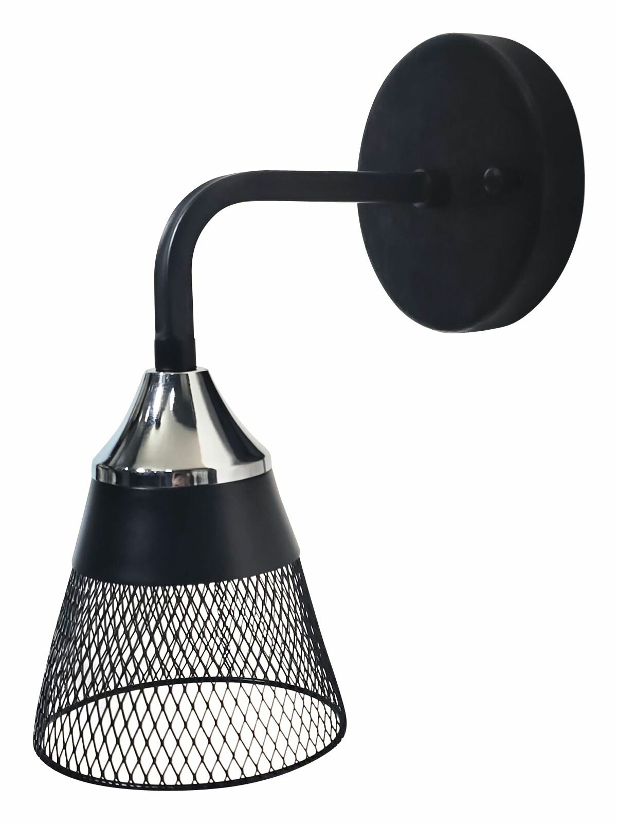 Бра, Светильник настенный бра, CC1473/1-1, Цвет - Черный, E14