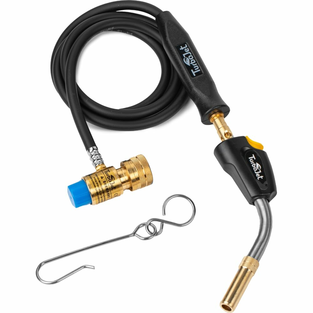 Горелка мапп с пьезоподжигом и шлангом Turbojet TJ8250-M