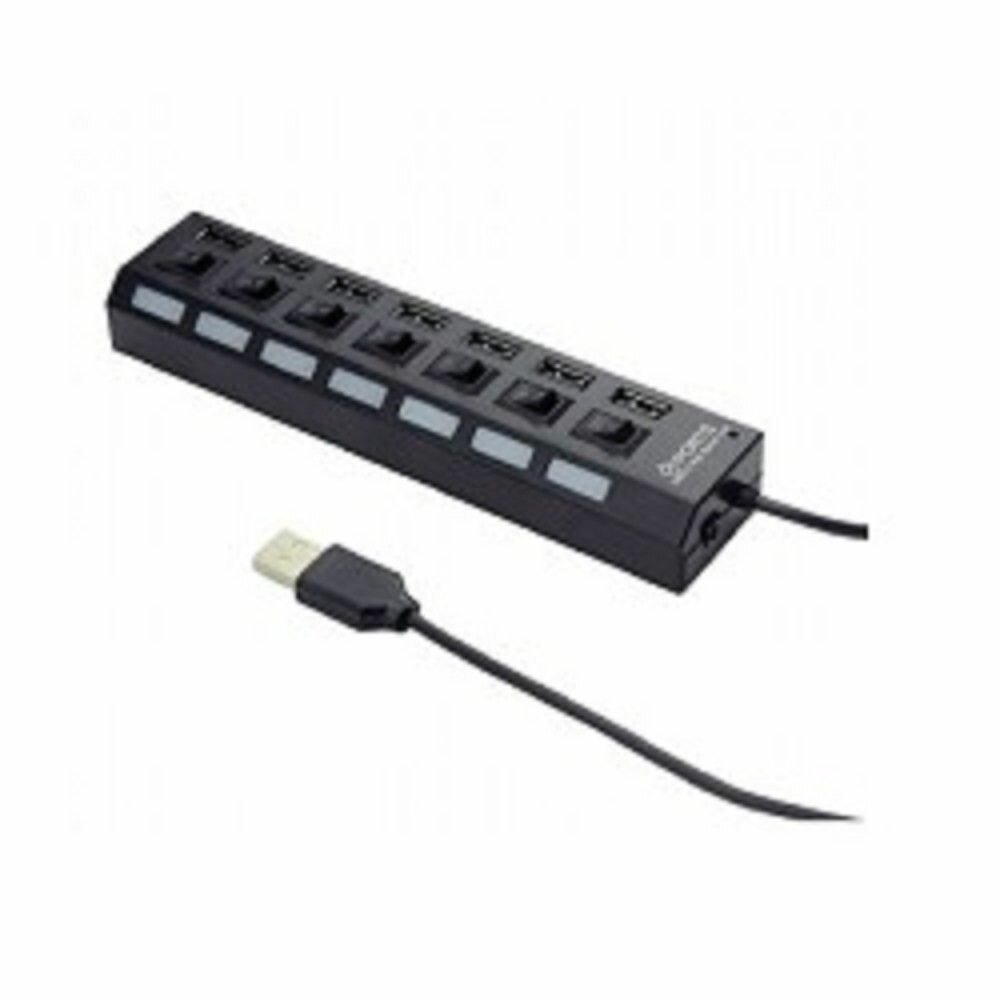 Gembird Контроллер UHB - U2P7 - 02 Концентратор USB2. питание блистер