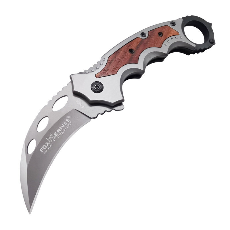 Складной нож Eagle Claw, маленький нож, оружие с когтями, складной нож для активного отдыха, нож с фруктовой ручкой, инструмент для тренировки CS, мини-огнутый нож