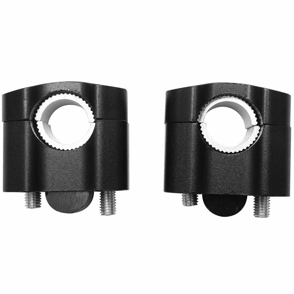 1 пара Cnc 22 мм 28 внедорожных мотоциклетных хомутов для руля, переходник стояков руля мотоцикла 7/8 дюймов 1-1/8 Pit Dirt Черный