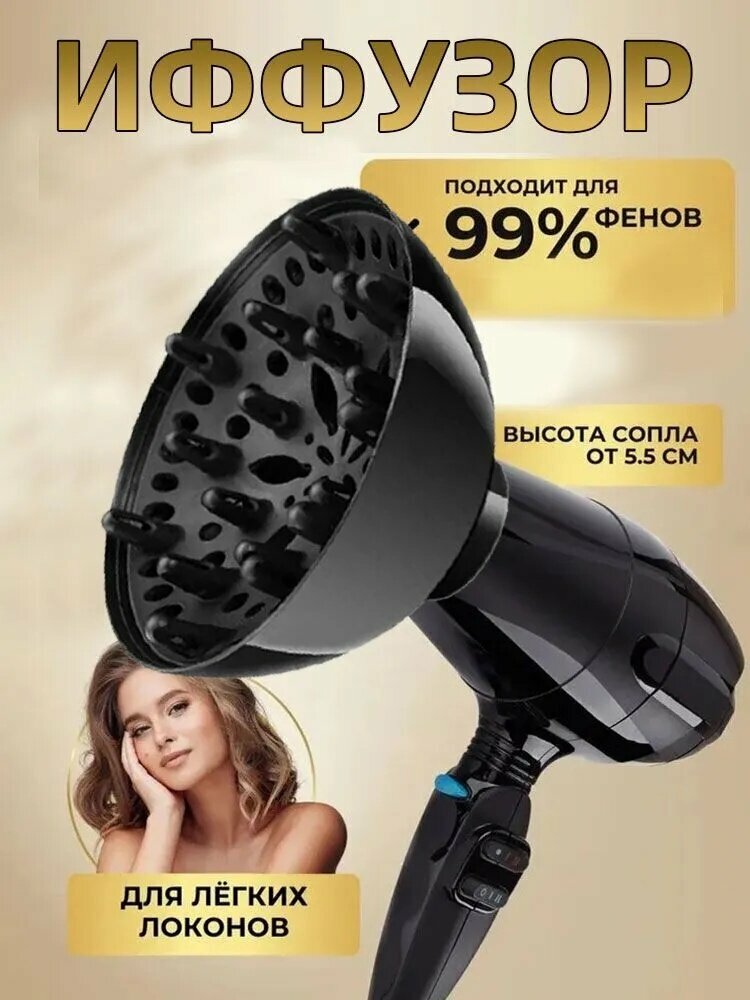 Диффузор для фена универсальный насадка на фен для кудрей