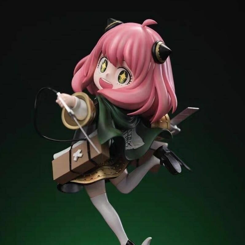 Аниме фигурка Аня Фудзи и Леви Аккерман, 17.5см, Может изменить лицо