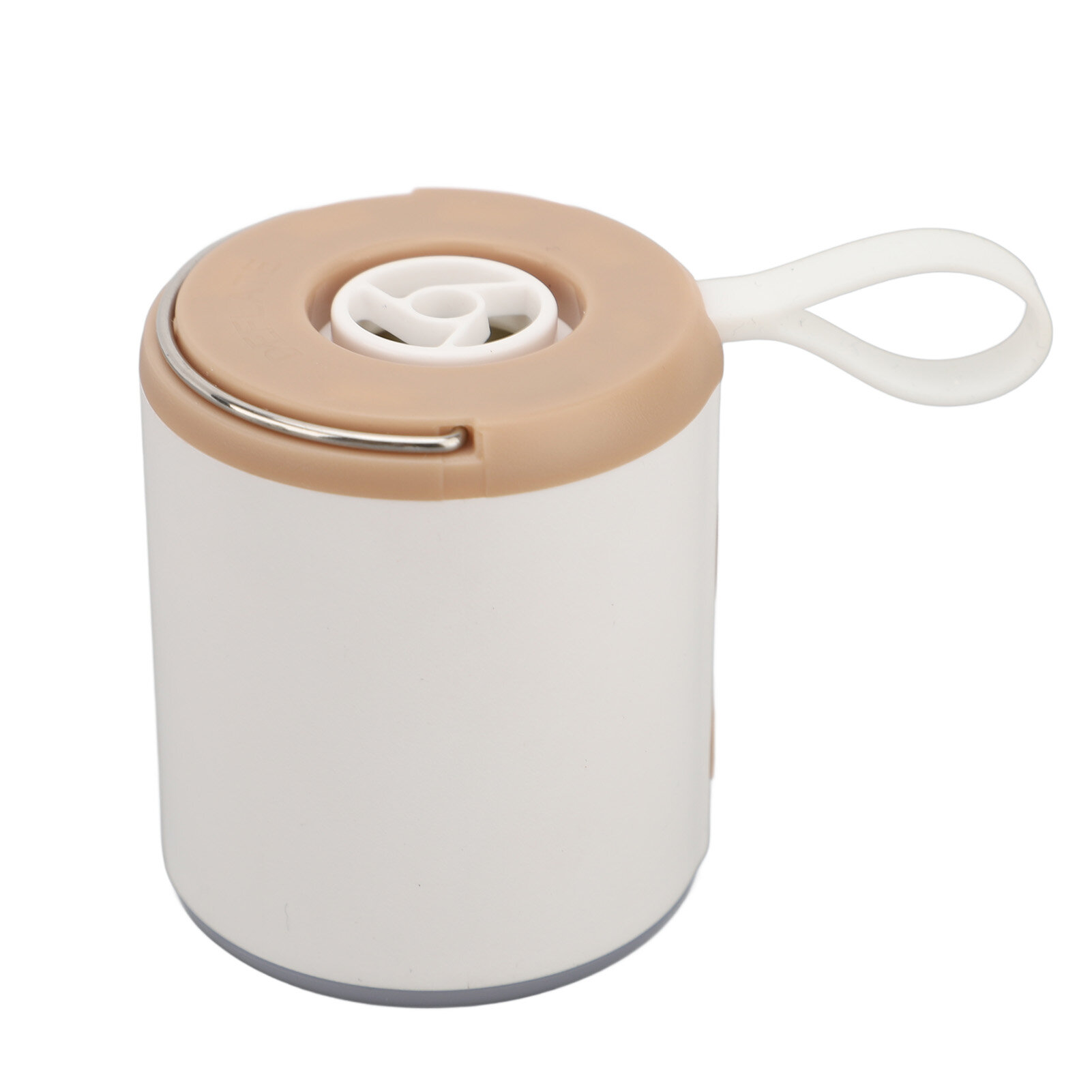 Электрический Портативный Воздушный Насос USB Перезаряжаемый Аккумулятор Емкостью 1600 мАч Небольшой Надувать Сдувать с Фонариком для Кемпинга RV Outdoor Home Цвета Хаки