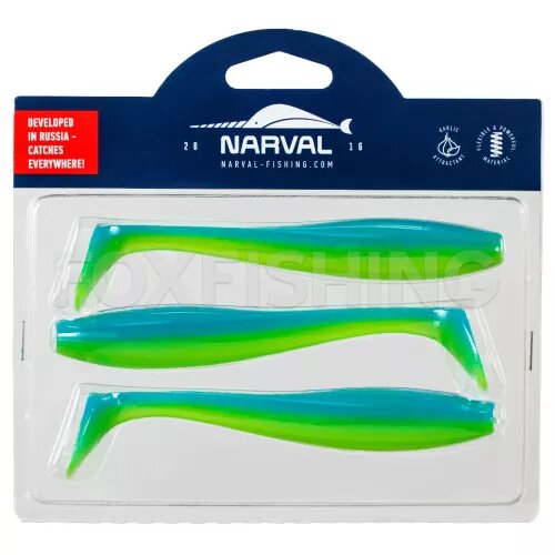 Силиконовая приманка Narval Choppy Tail 18cm #016 3шт.