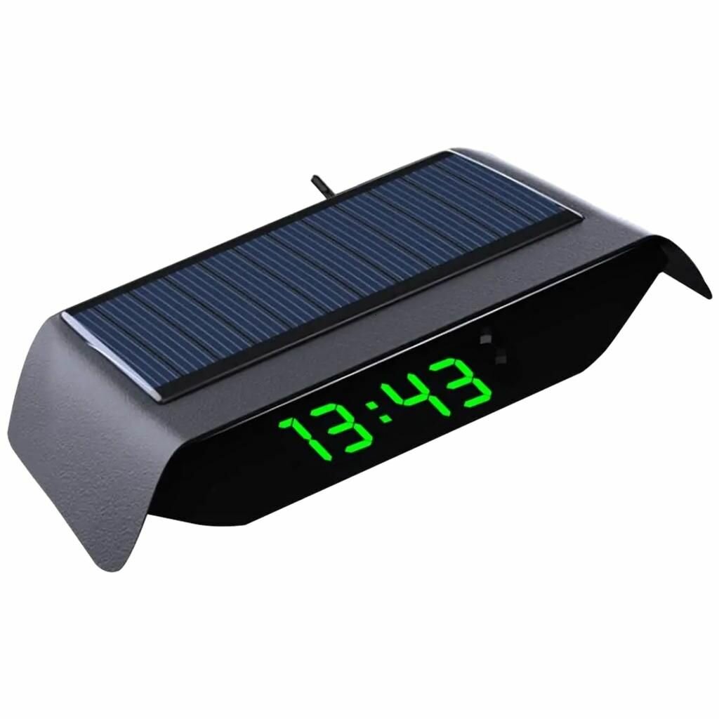 Автомобильные часы на солнце, Зеленый