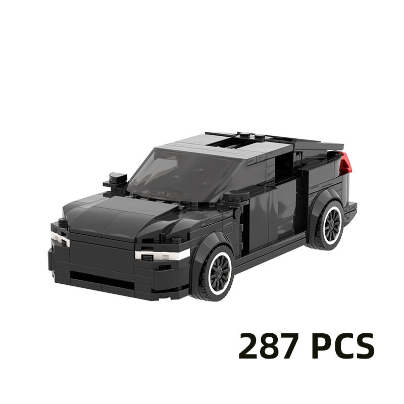Модель автомобиля Tesla Model X MOC, обучающая игрушка для сборки (287 шт.)