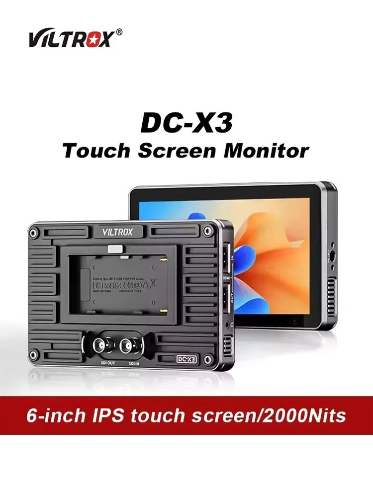 Накамерный монитор Viltrox DC-X3 6-inch IPS
