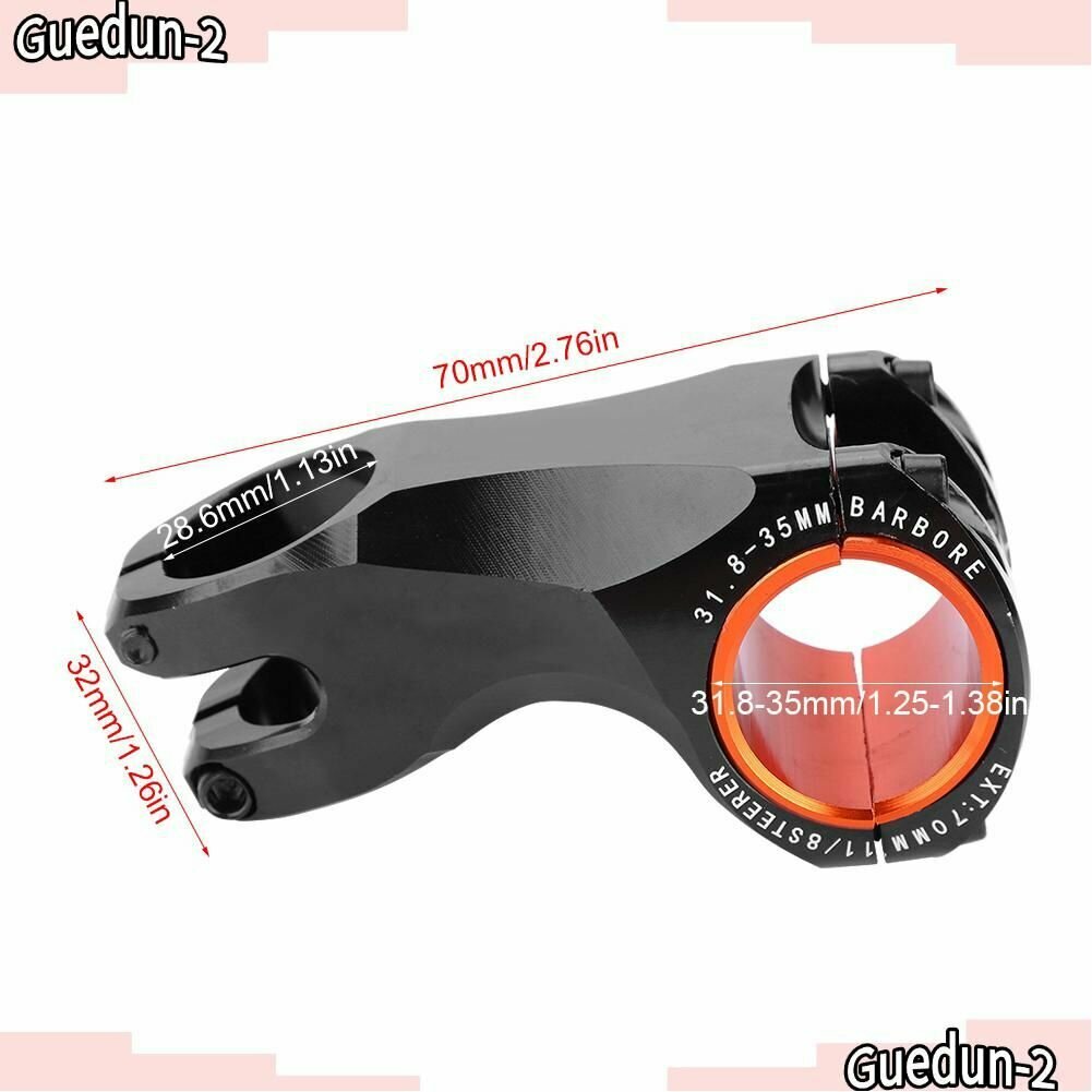 Крепление руля, качественный алюминиевый сплав, для замены на горном велосипеде 31.8mm Черный