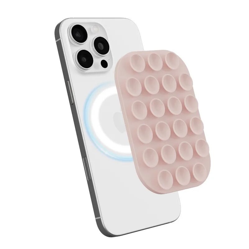 Силиконовый держатель для телефона Pink MagSafe