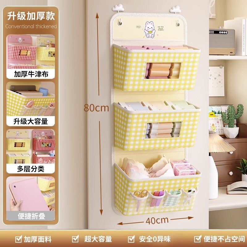 Тканевый мешок для хранения, подвесной мешок для студенческого общежития, гардеробный мешок для хранения, мешок для нижнего белья и носков, сетчатый мешок, подвесной мешок для хранения на двери