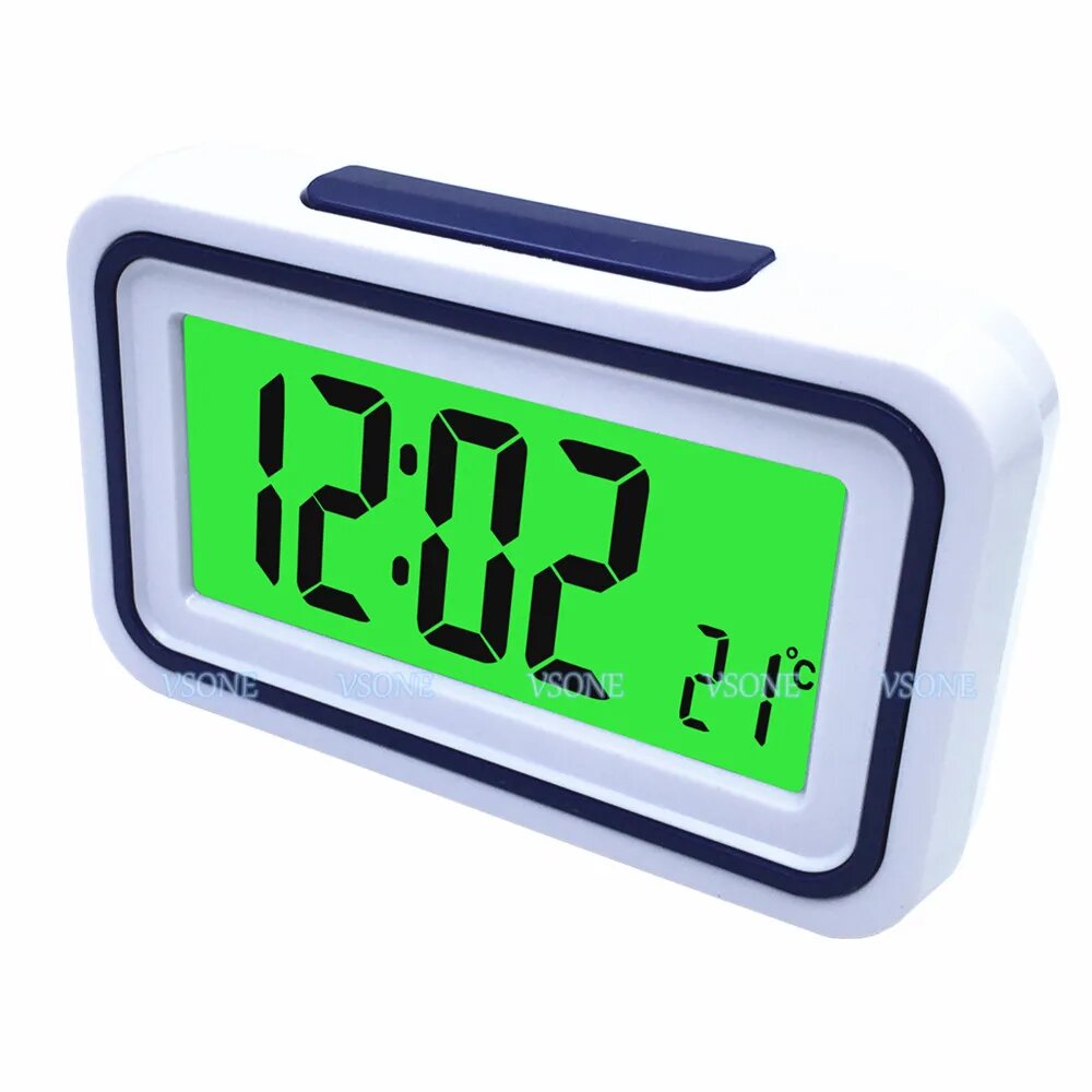 Говорящие настольные часы 9905RU фиолетовый