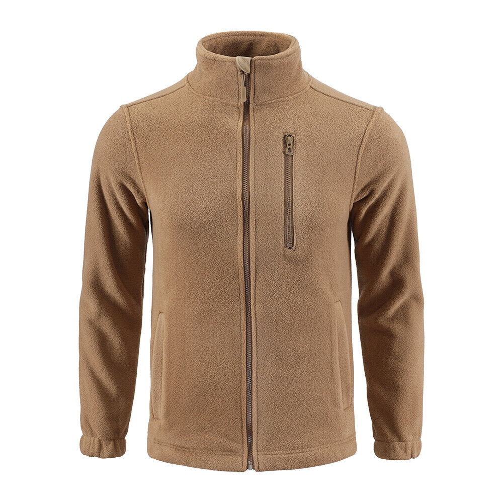 Камуфляжная флисовая куртка ESDY, утолщенная, теплая, из полярного флиса, мягкая куртка с внутренним подкладом, кардиган, тактическая куртка для мужчин, пригодная для ношения на улице