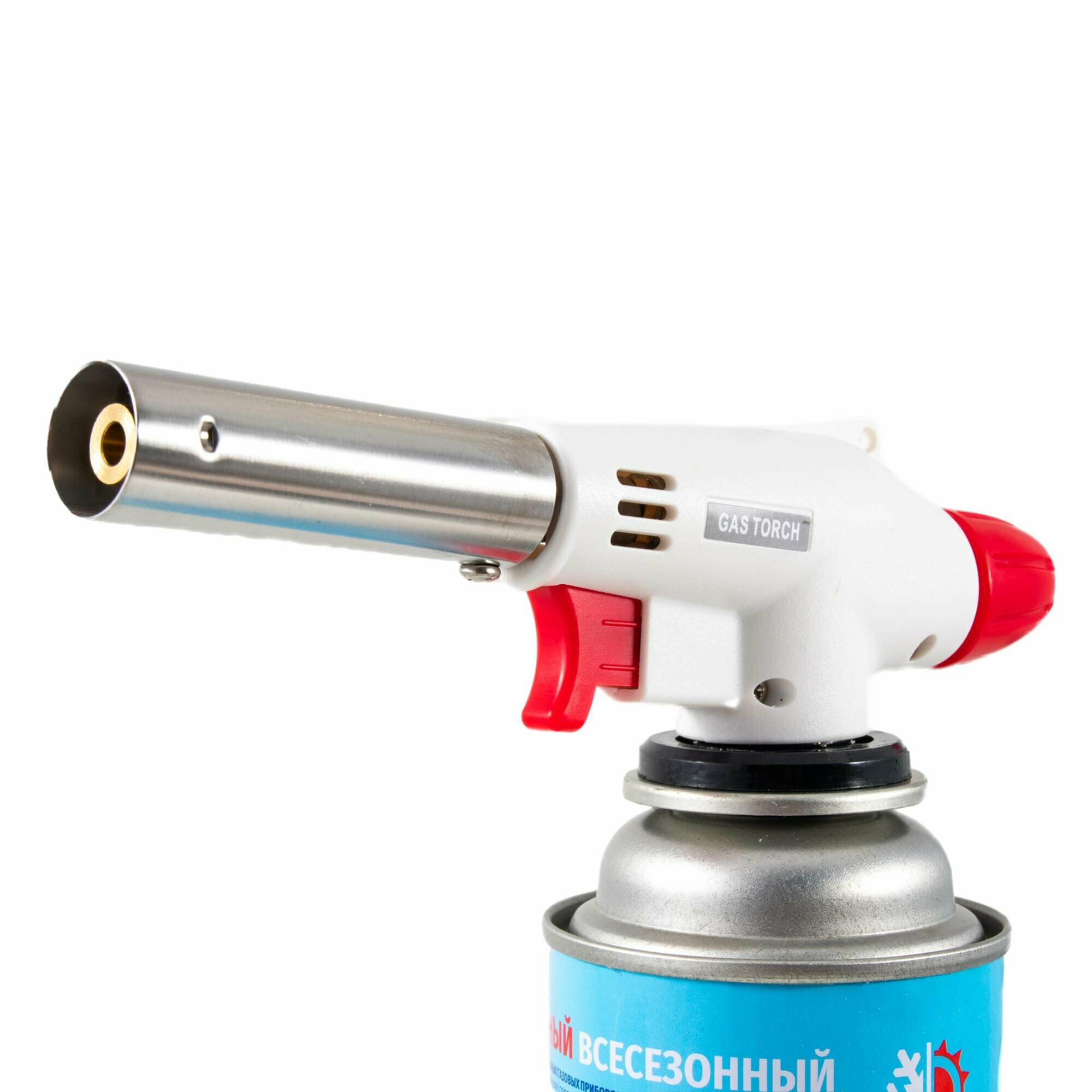 Горелка газовая (лампа паяльная) портативная 1.1КВТ цанг пьезорозжиг БЕЛ RUNIS
