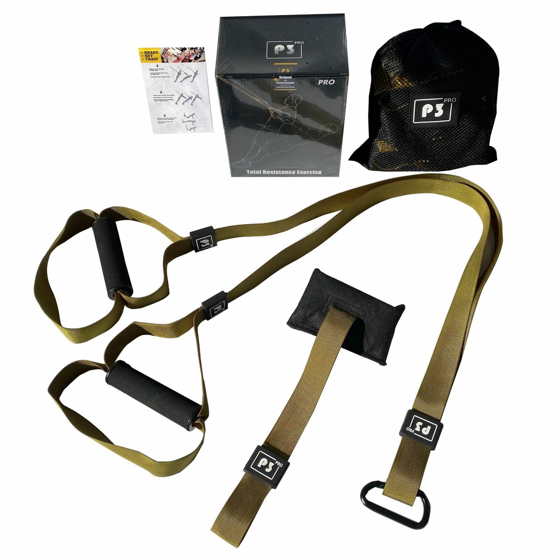 Прямые поставки с завода P3-TRX подвесная тренировочная лента для дома, подвесная резистентная лента для йоги и упражнений