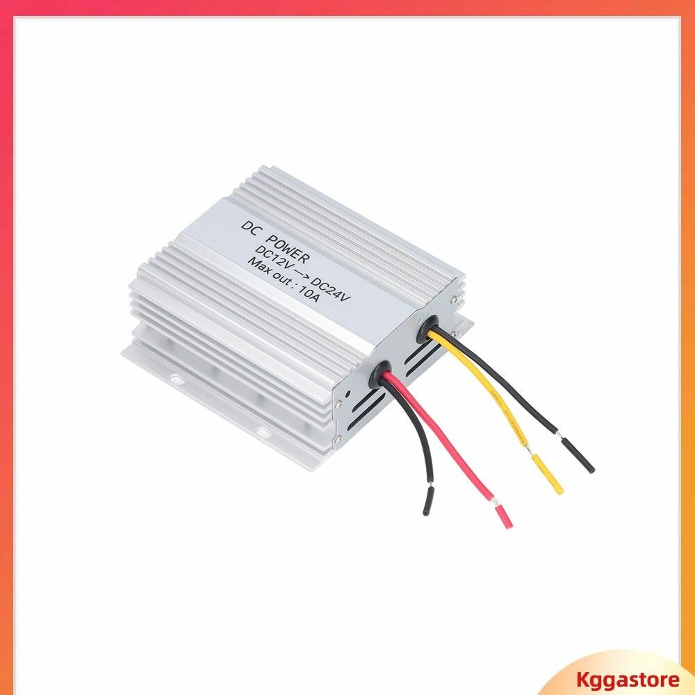 Автомобильный усилитель постоянного тока 12В в 24В, алюминиевый корпус, безопасный, 10А 240 Вт