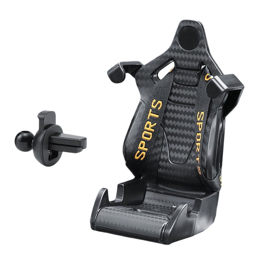 Соревновательное Сиденье Держатель Мобильного Телефона с Возможностью Поворота на 360 Градусов Дизайн Аттракциона Крепление Телефона Кронштейн для Мобильного Телефона для Вентиляции