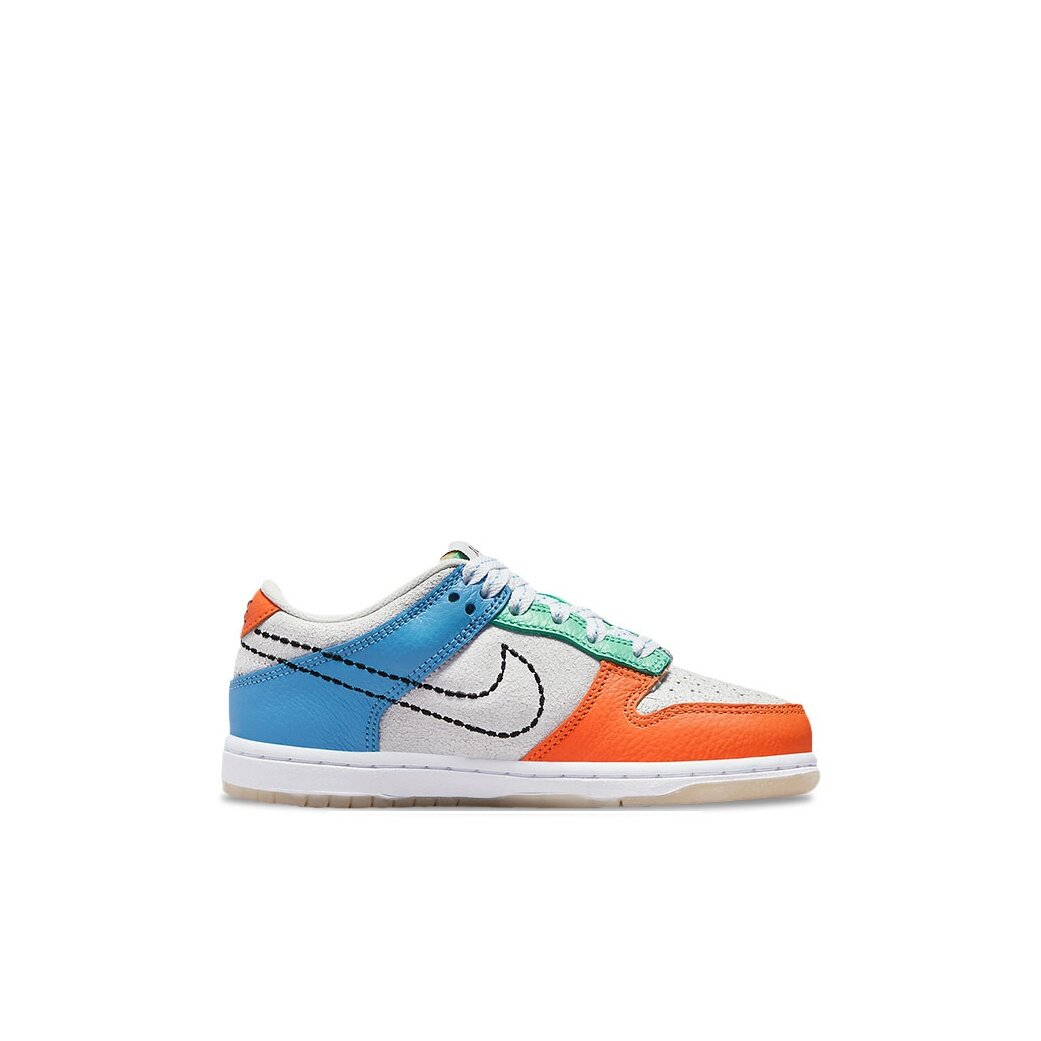 Кеды NIKE Dunk, размер EU 33,5 стопа (21CM), серый — фото 1