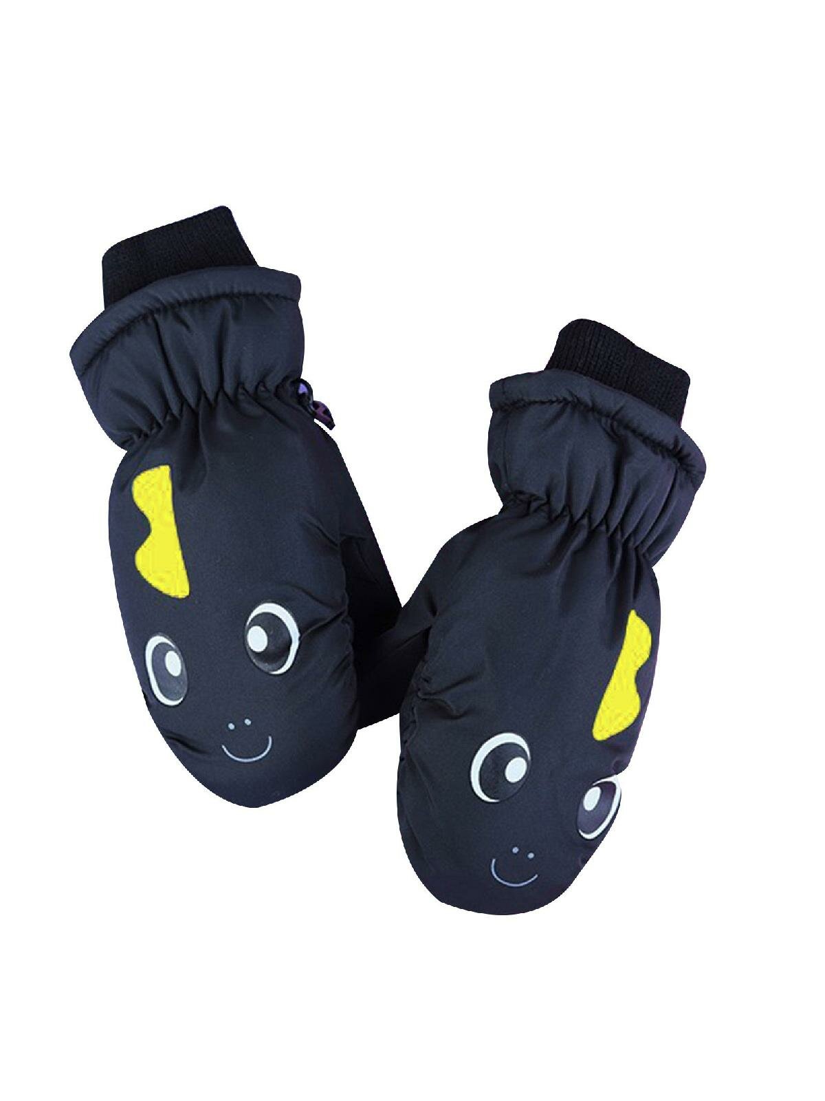 Детские лыжные перчатки, уличные велосипедные перчатки, зимние теплые перчатки для детей 3-6 лет