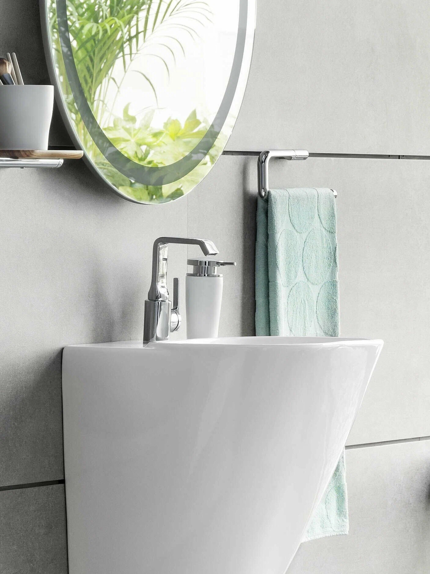 Смеситель для раковины в ванную высокий, латунь, VitrA Suit U A42469EXP