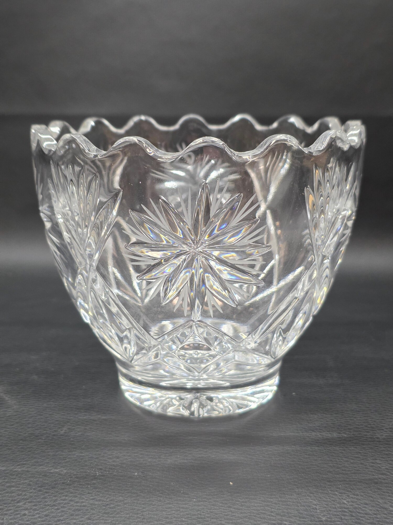 Конфетница Чехия СССР хрусталь К