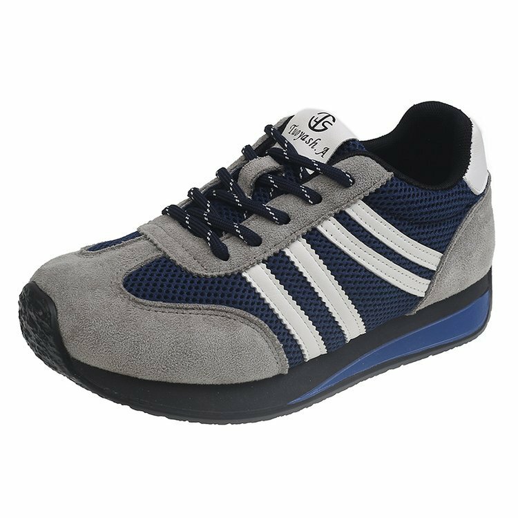 ВесКеды ИзнСтой AIS Кроссовки Женщины Осень Новый стиль Толстый Флайнит Нескользкий Лента Корейский Мокасины Беговые/Beige