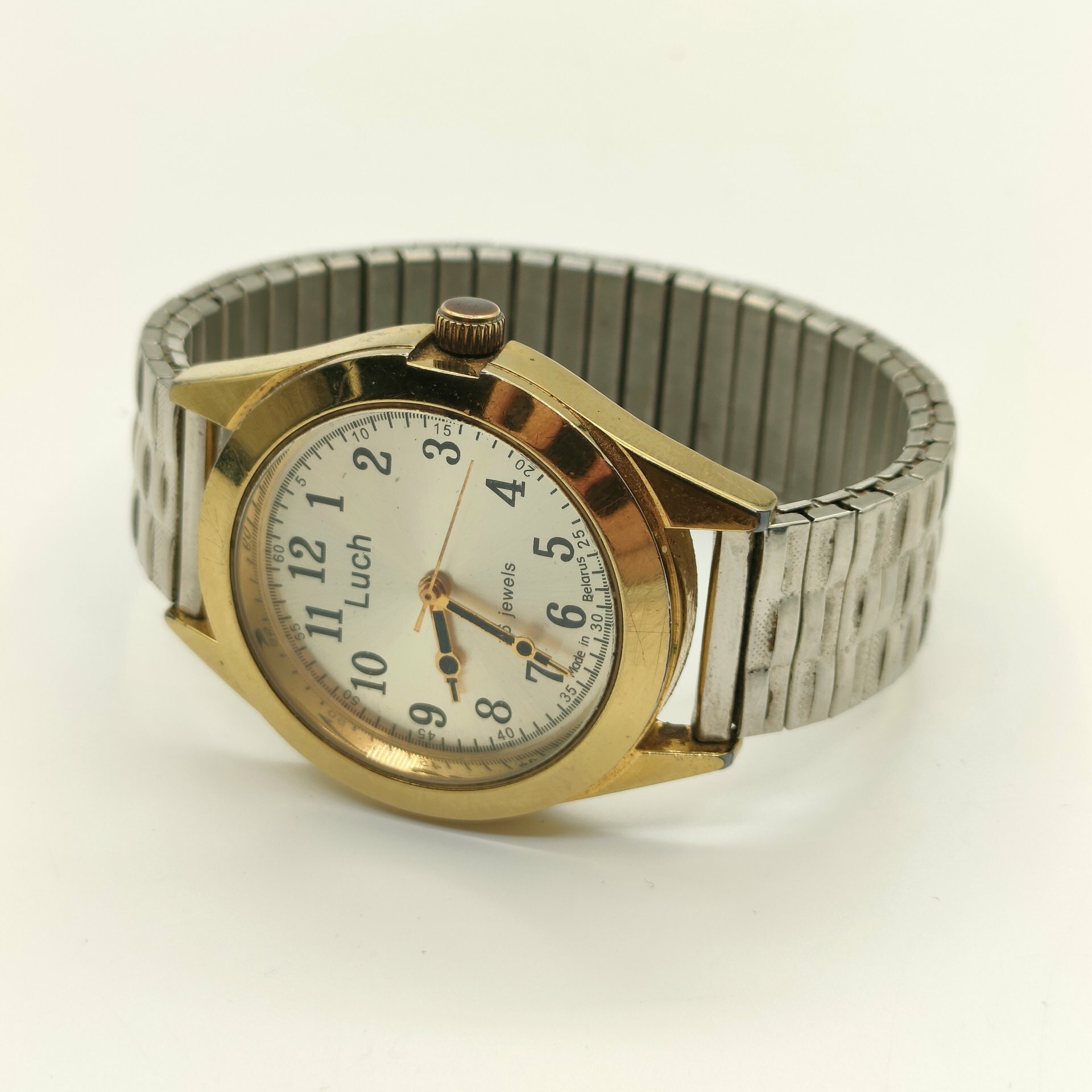 Часы наручные "Luch" ("Луч"), сталь, позолота, стекло, Минский часовой завод (МЧЗ)