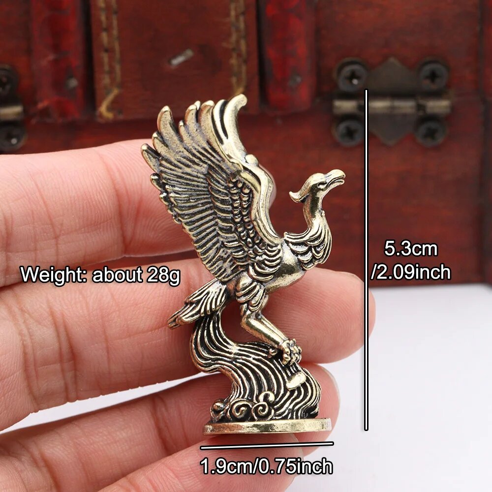 Латунная статуэтка Феникс