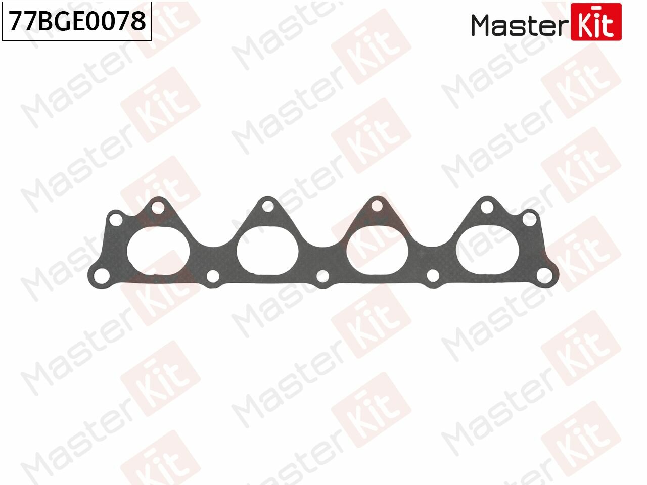 Прокладка выпускного коллектора Mitsubishi LANCER VI/COLT CJ/CP 4G92 SOHC 16V MasterKit 77BGE0078