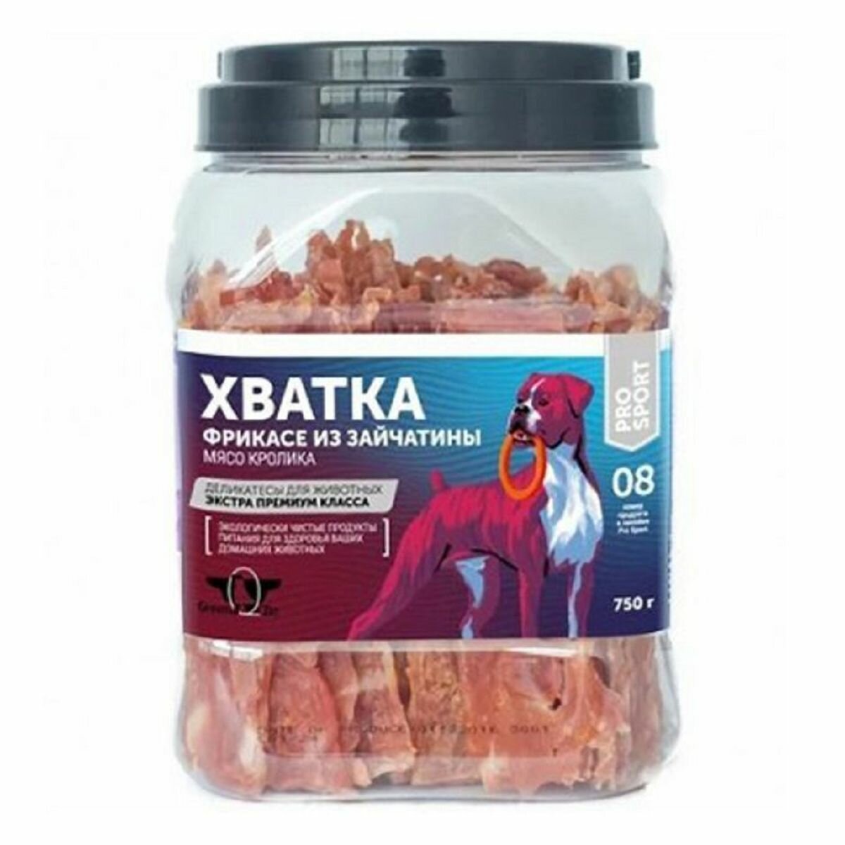 Лакомство для собак Green QZin Хватка (мягкое сушенок мясо кролика) 750гр