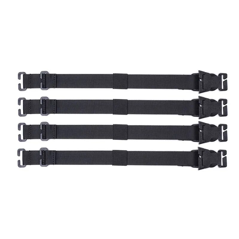 4 шт. расширяемые тактические ремни Molle, нейлоновые лямки с пряжками, зажимами, компрессионный аксессуар для рюкзака