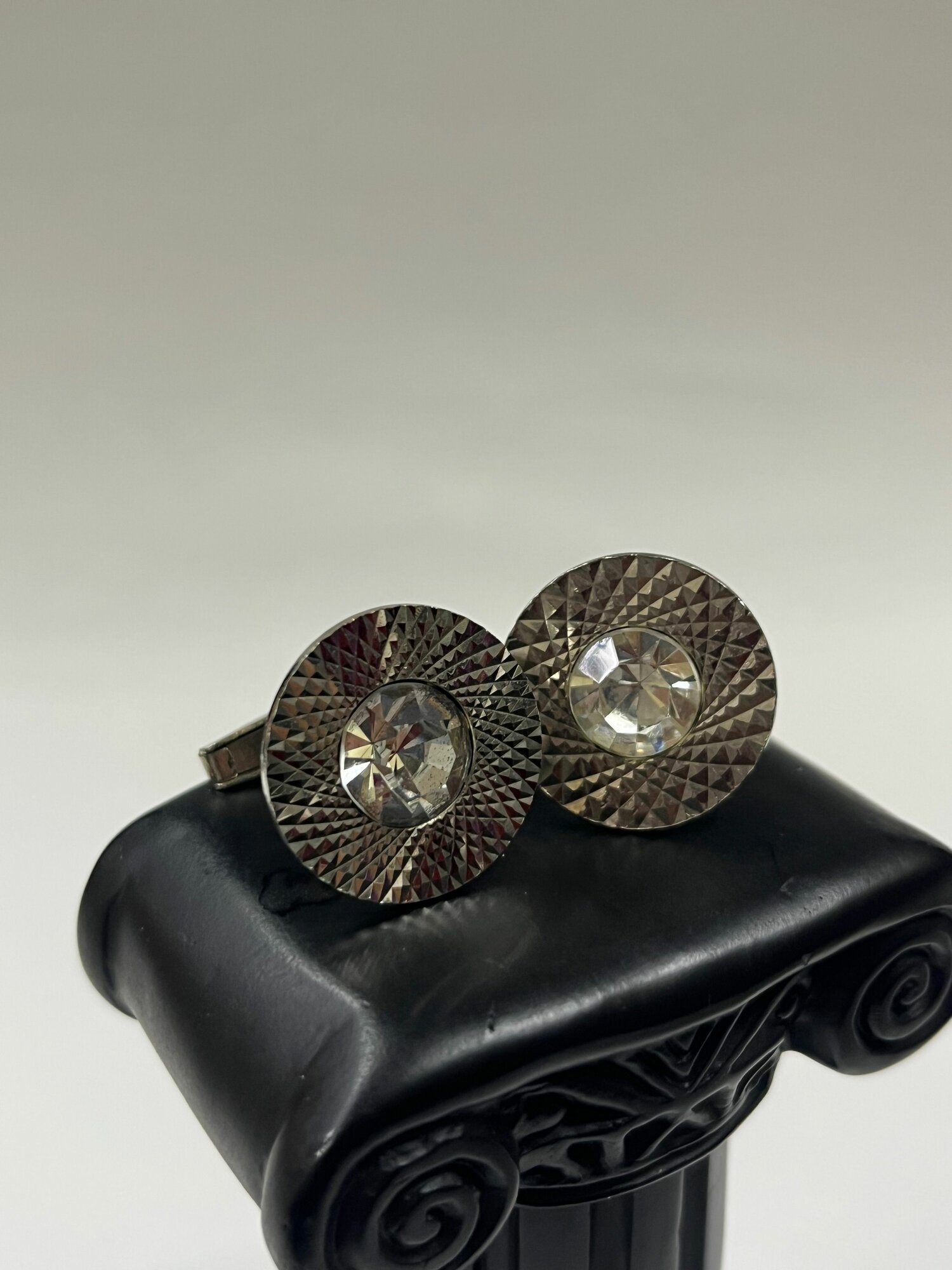 Советские винтажные запонки, стекло. Сделано в СССР