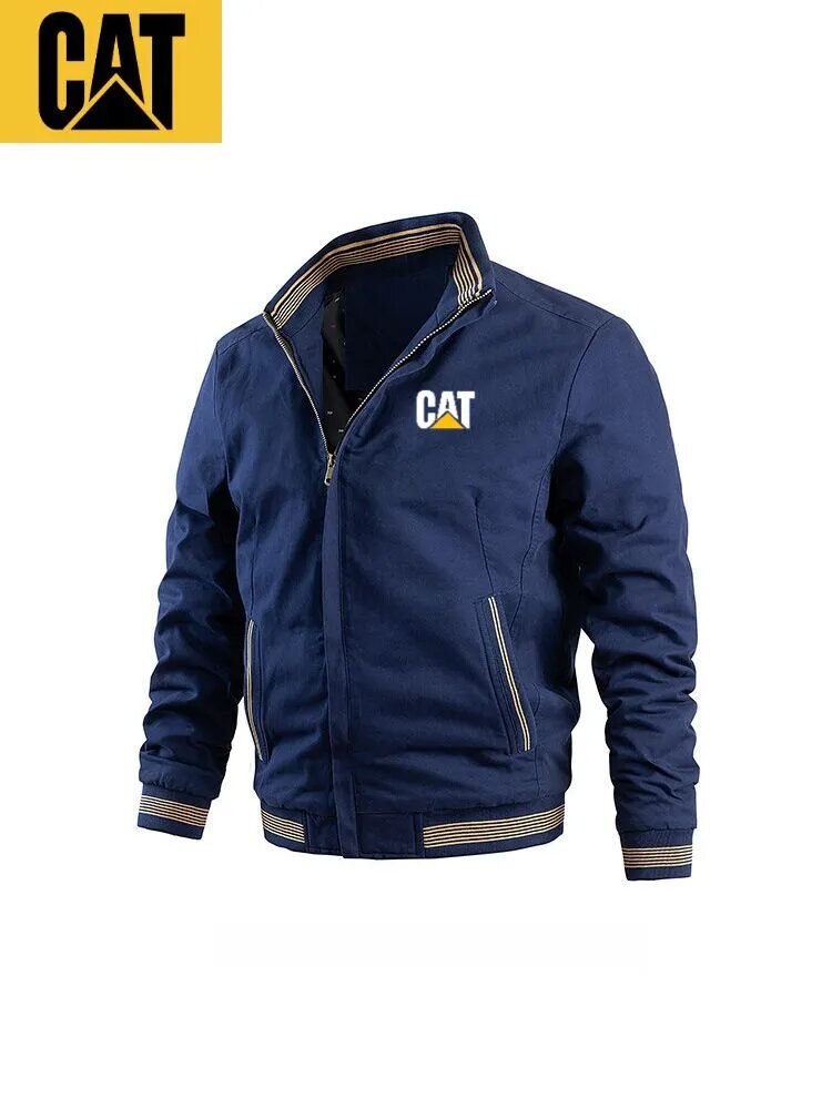 Куртка Caterpillar Мужская зимняя куртка с подкладкой и воротником-стойкой-утепленный худи-жакет для осени и зимы, уличный стиль для мужчин