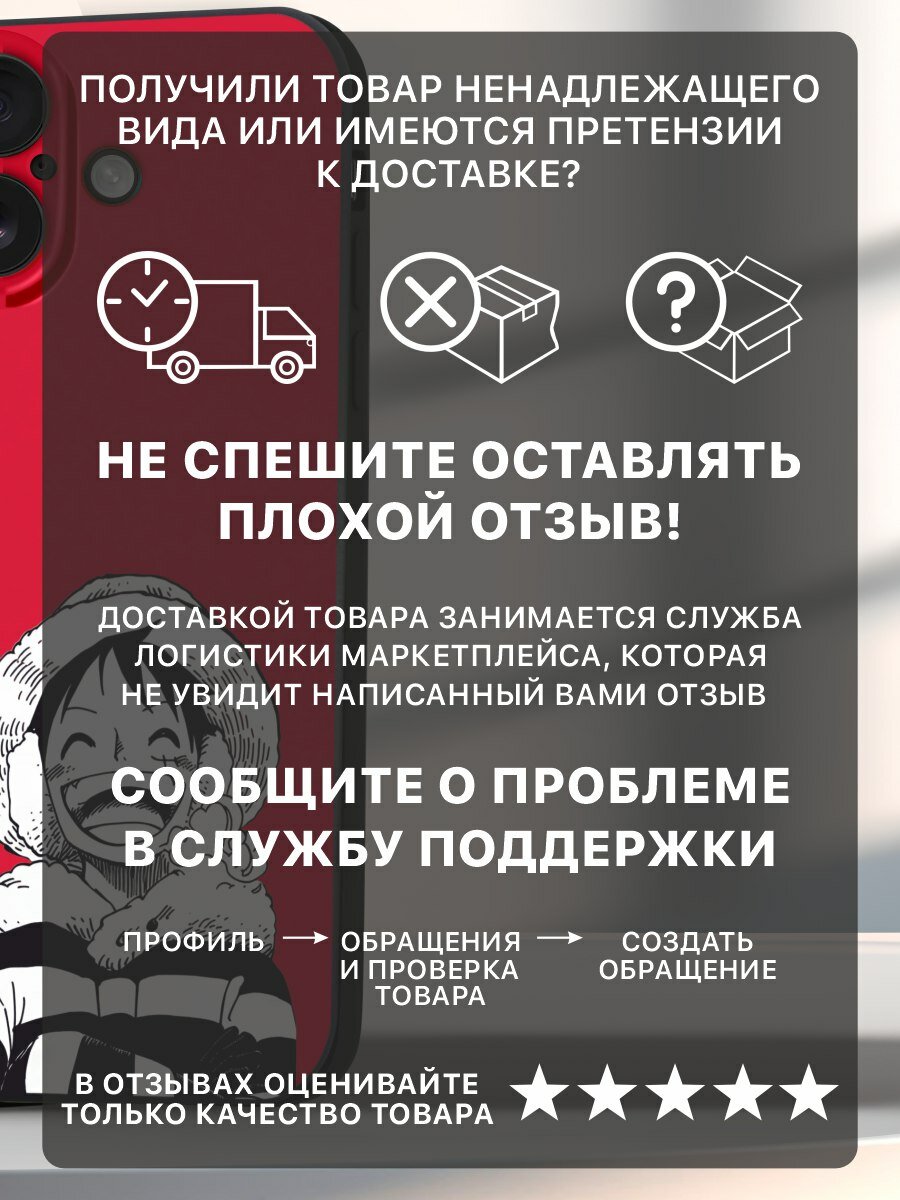 Чехол на iPhone 17 Luffy - Ван пис — фото 1