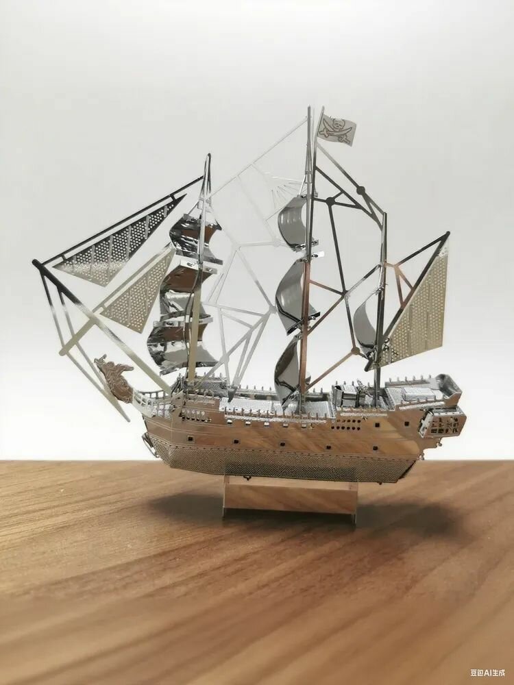3D DIY металлический пазл-модель корабля новая модель Черная жемчужина , подходит для взрослых и детей.