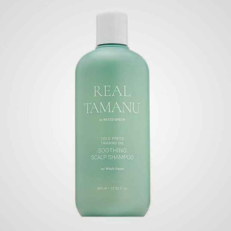Успокаивающий шампунь с маслом таману холодного отжима 400 мл RATED GREEN Tamanu Oil Soothing Scalp Shampoo Шампунь 400 мл