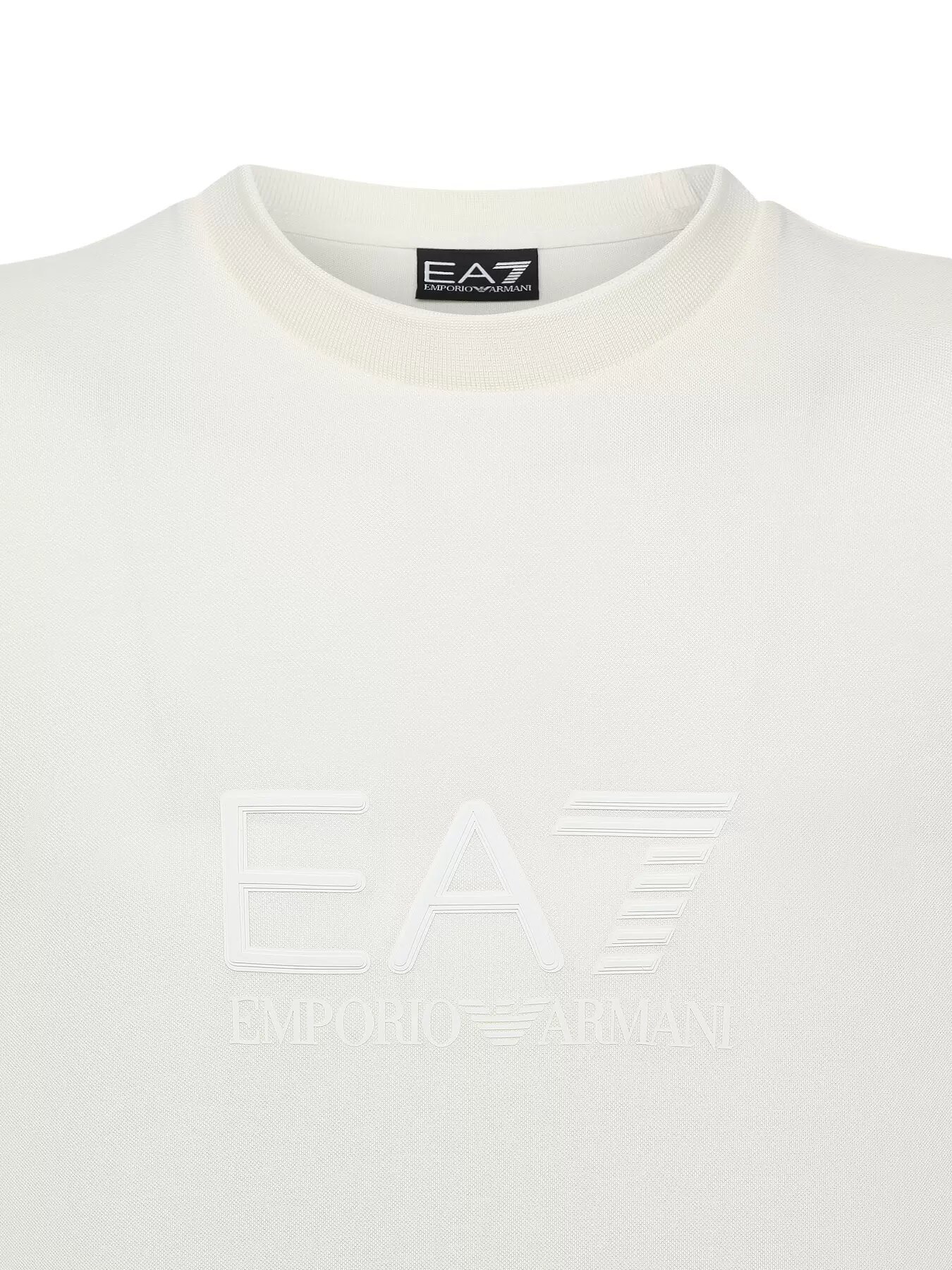 Футболка EA7 EMPORIO ARMANI, размер M, белый, — фото 1