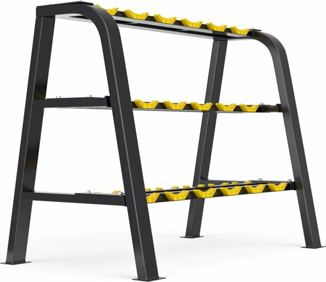 Стойка для гантелей UnixFit DBRK9PBKYL500