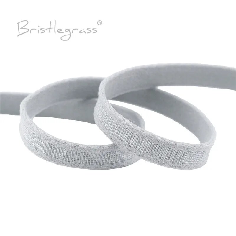 Эластичная лента Bristlegress, Белый, Silver Grey, 2 Yards, 10мм