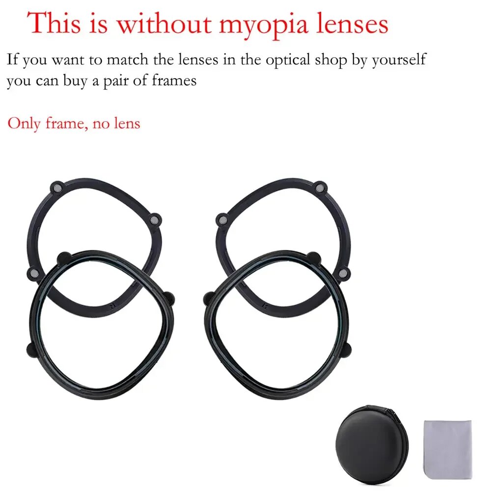 Линзы для Oculus Quest 2 Quest 3S CMOTPETB для близорукости Only frame No lens