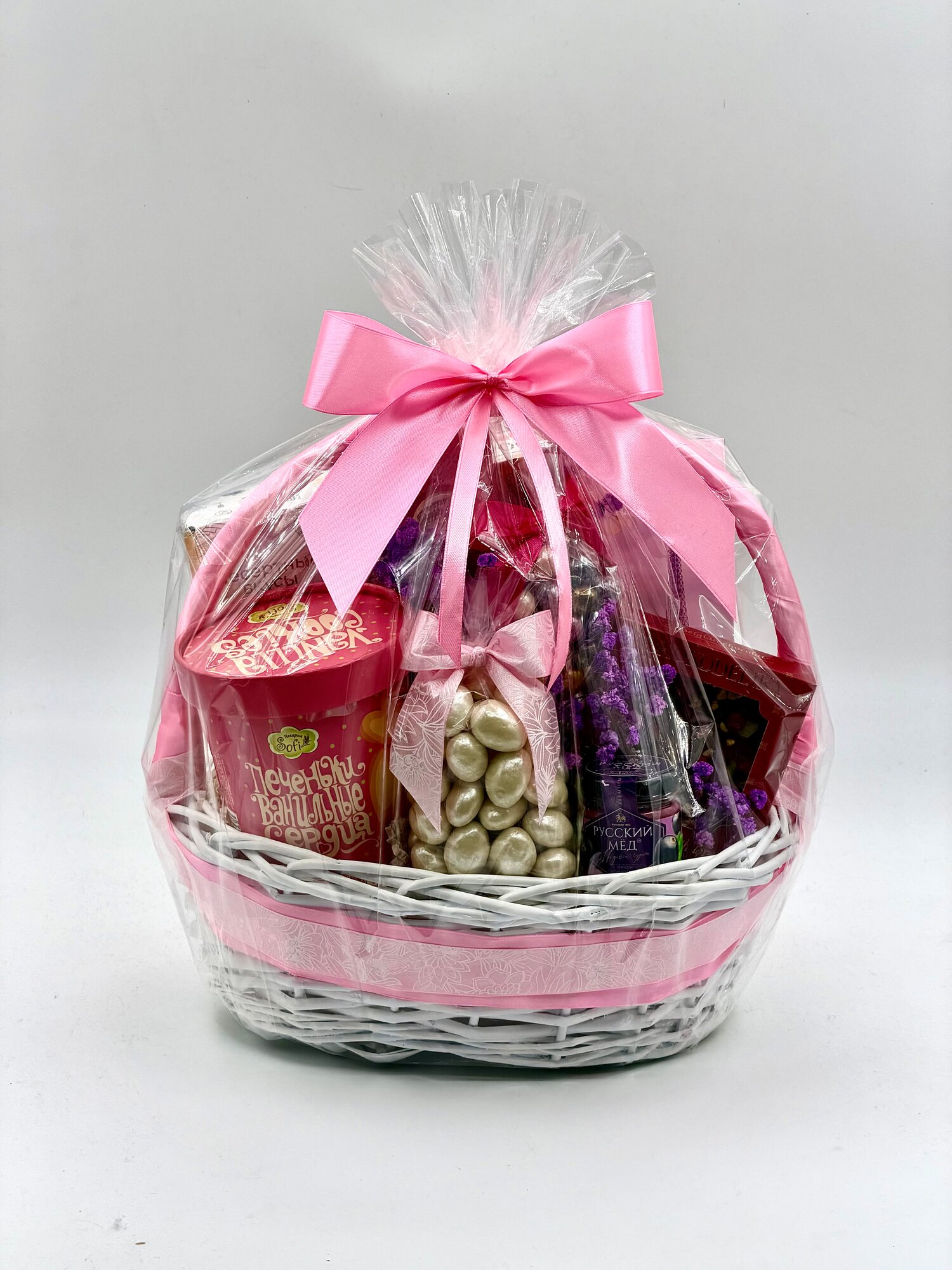 Подарочная корзина "Розовая фантазия" (2643)