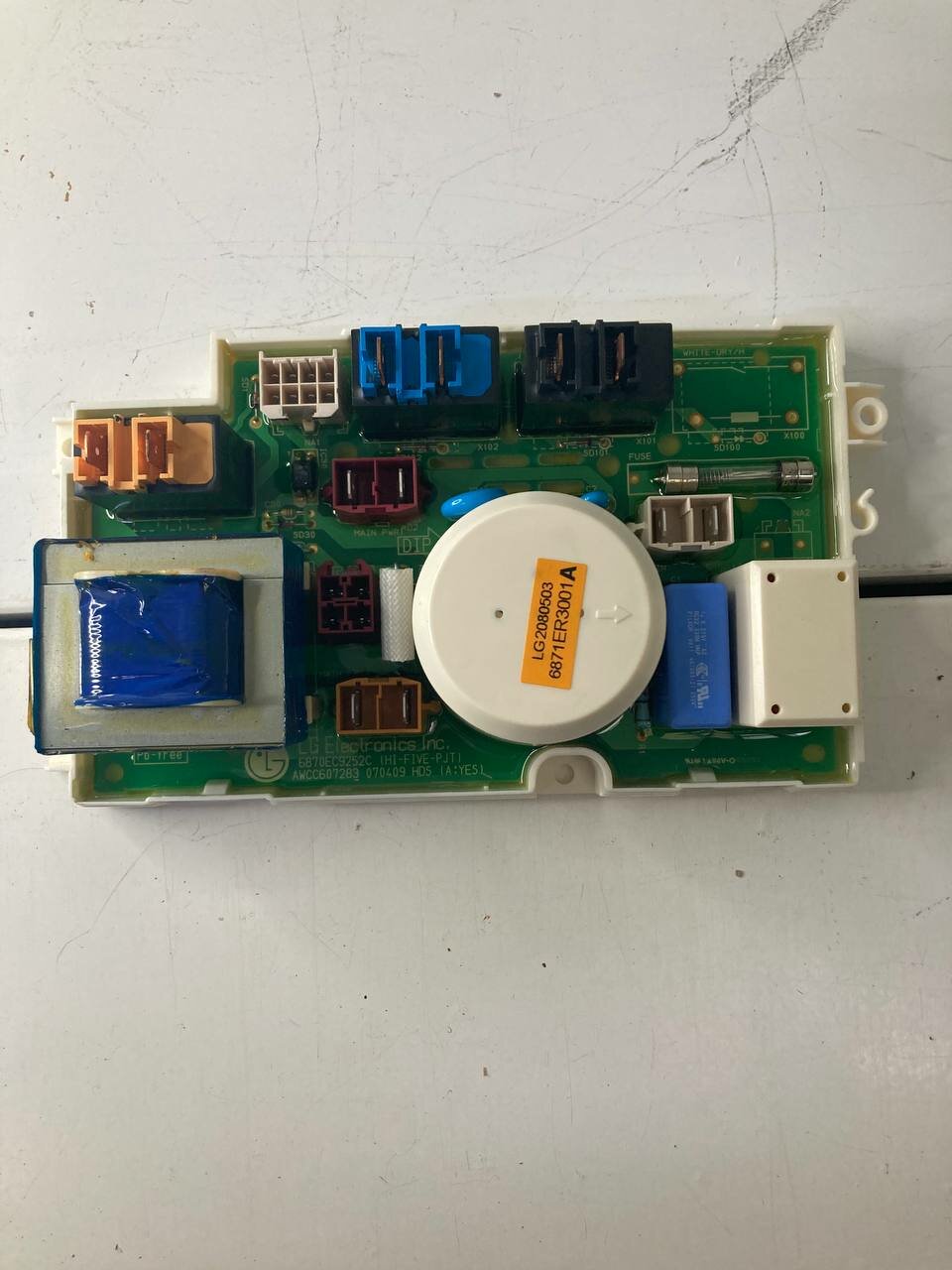Модуль (Плата) управления стиральной машины LG 6871ER3001A, 6870EC9252C. Товар уцененный
