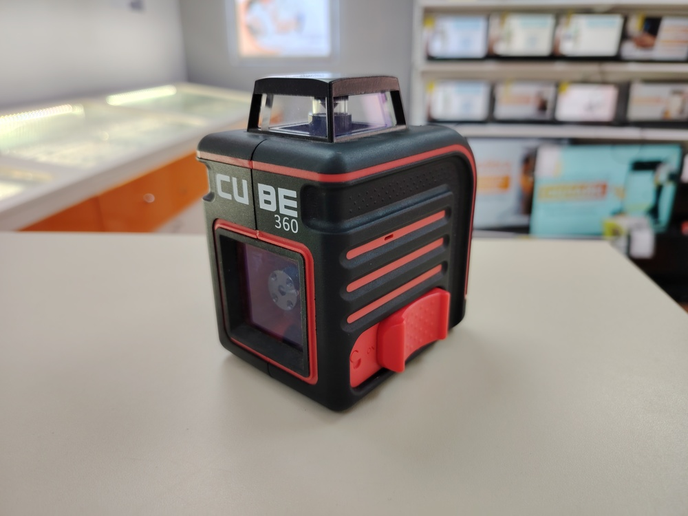 Лазерный уровень нивелир ADA Cube 2-360, б/у , уценка
