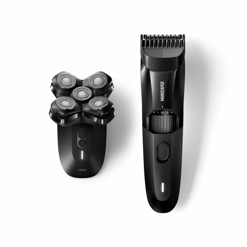 MANSCAPED Набор триммеров для бритья The Beard and Dome Bundle