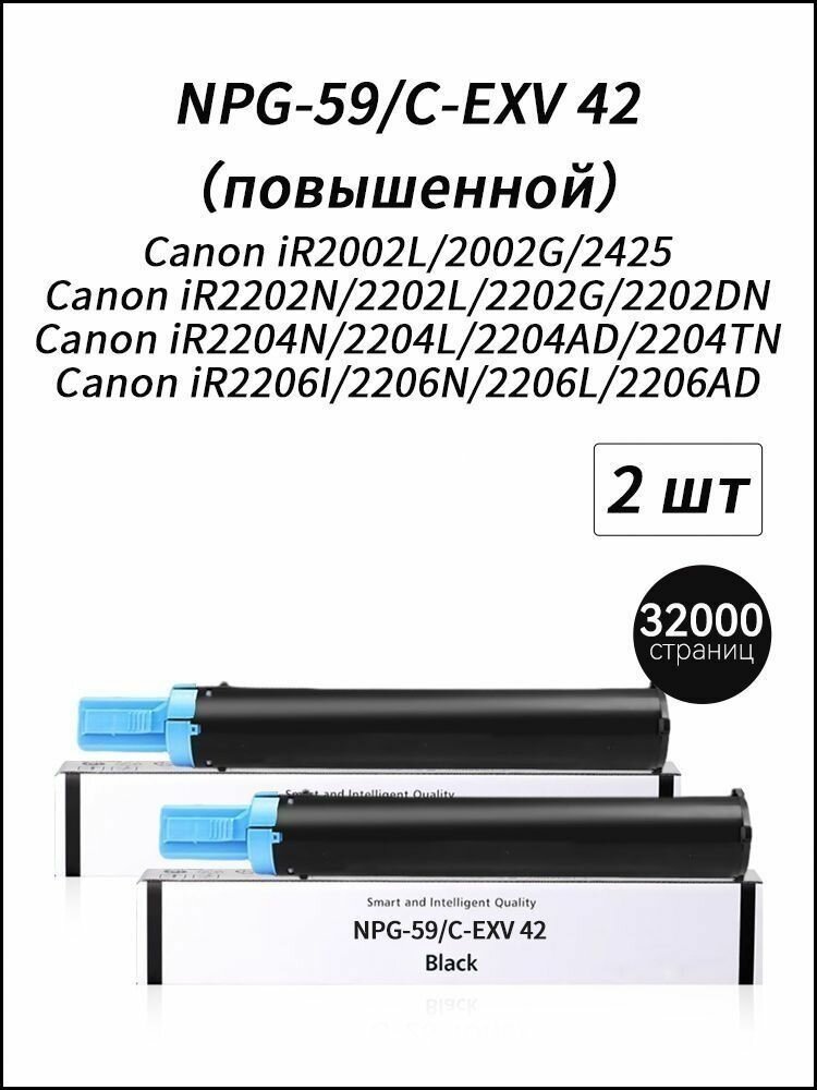 Картридж NPG59 для Canon iR 2202 и 2002 с ресурсом 16000 страниц, эксклюзивный