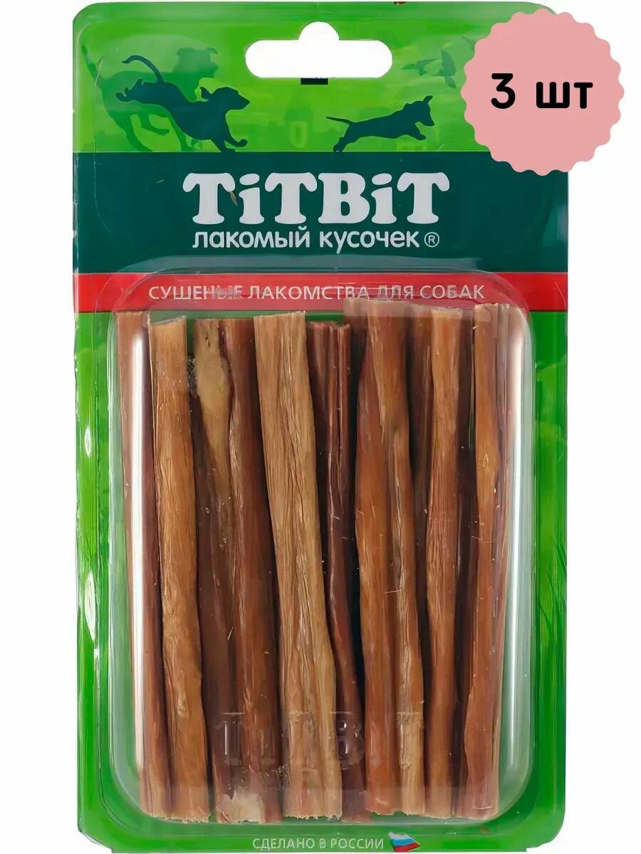 Лакомство для собак TiTBit Кишки говяжьи Б2-S 24 г. 3 шт.
