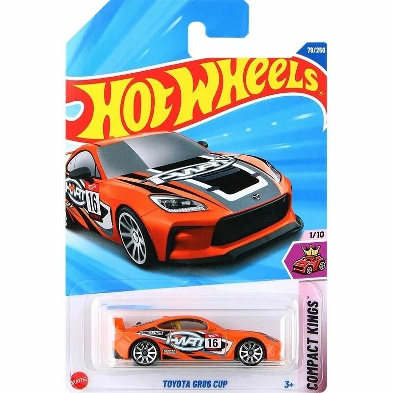Машинка базовая Hot Wheels Toyota GR86 Cup оранж