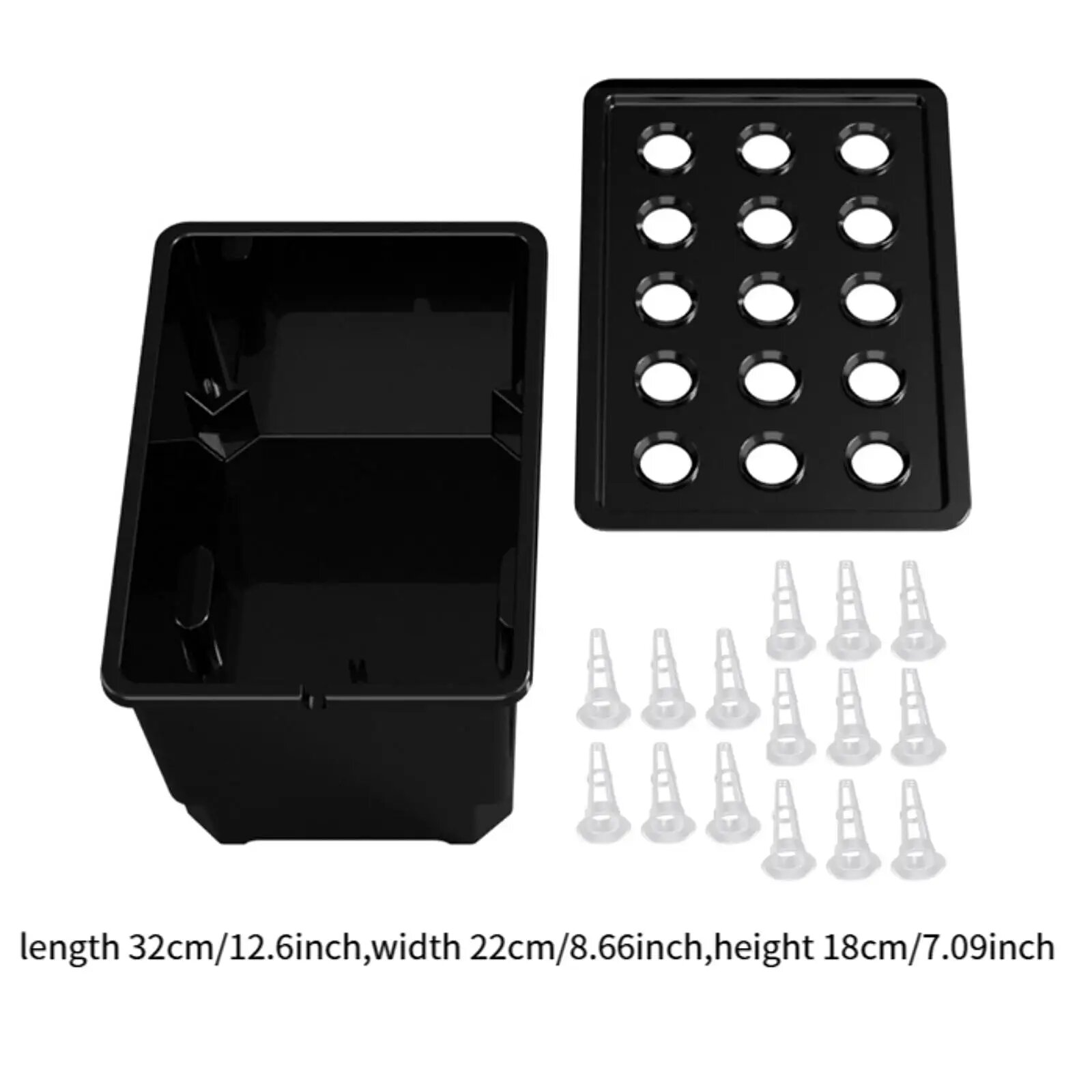 Горшки для рассады Kesoto Черный, Black