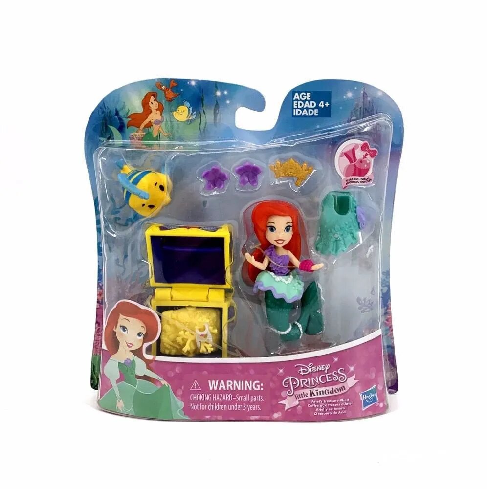 Disney Rapunze Belle Ariel Cinderella Набор малых скульптуp/Hasbro